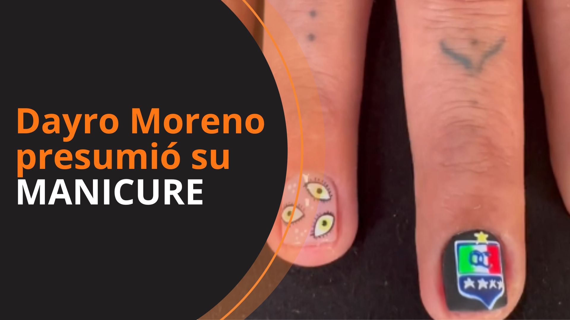 Dayro Moreno presumió su manicure y generó polémica en redes. - El ...