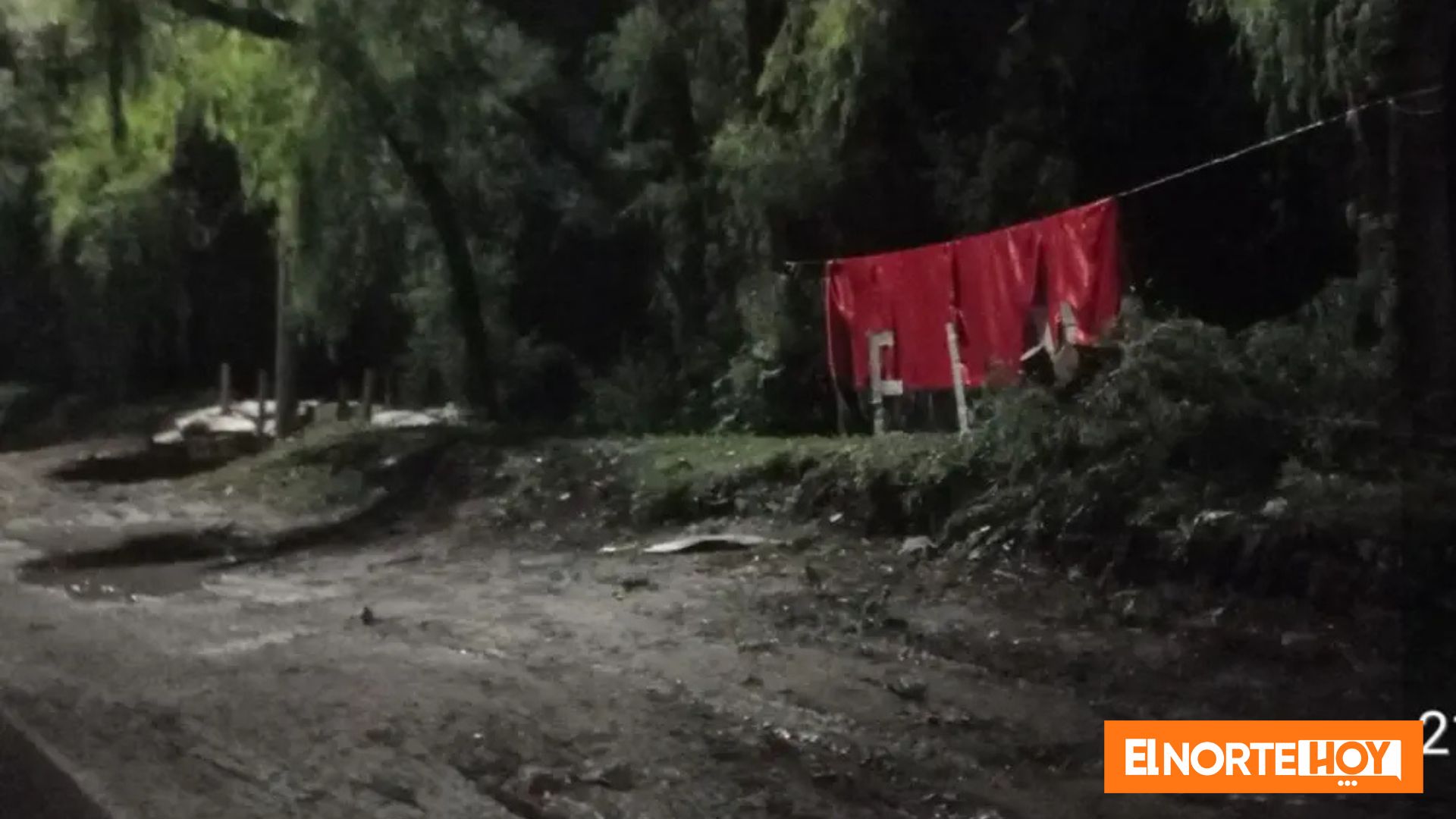 Encuentran bandera del ELN en importante vía - El Norte Hoy